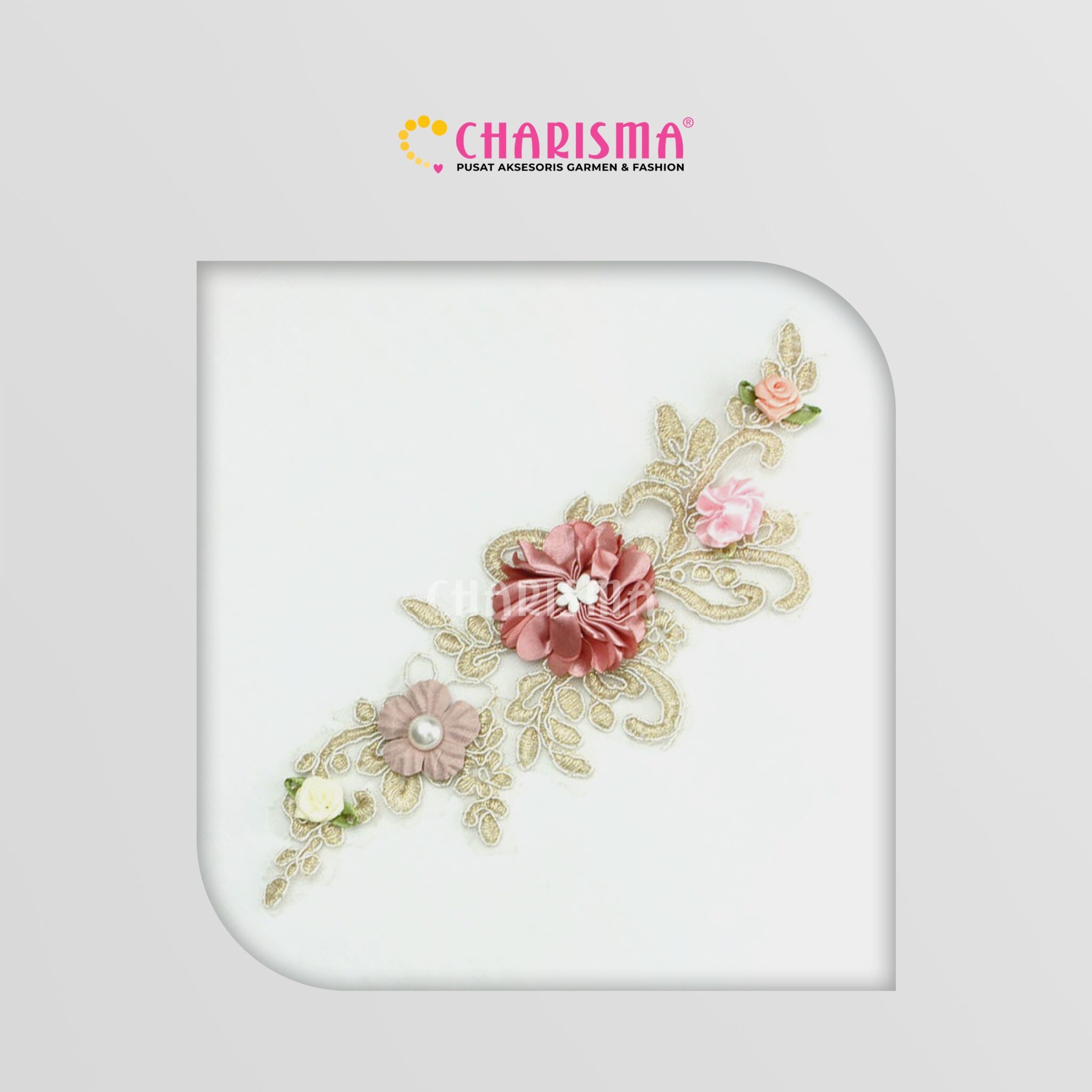 Aplikasi Bunga Bordir - 75540 - Charisma