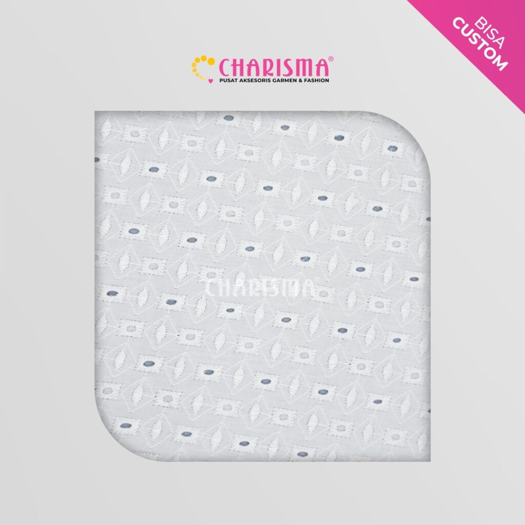 Charisma Kain Allover Tetoron Cotton/Kain Bordir-TA.7038 - Charisma