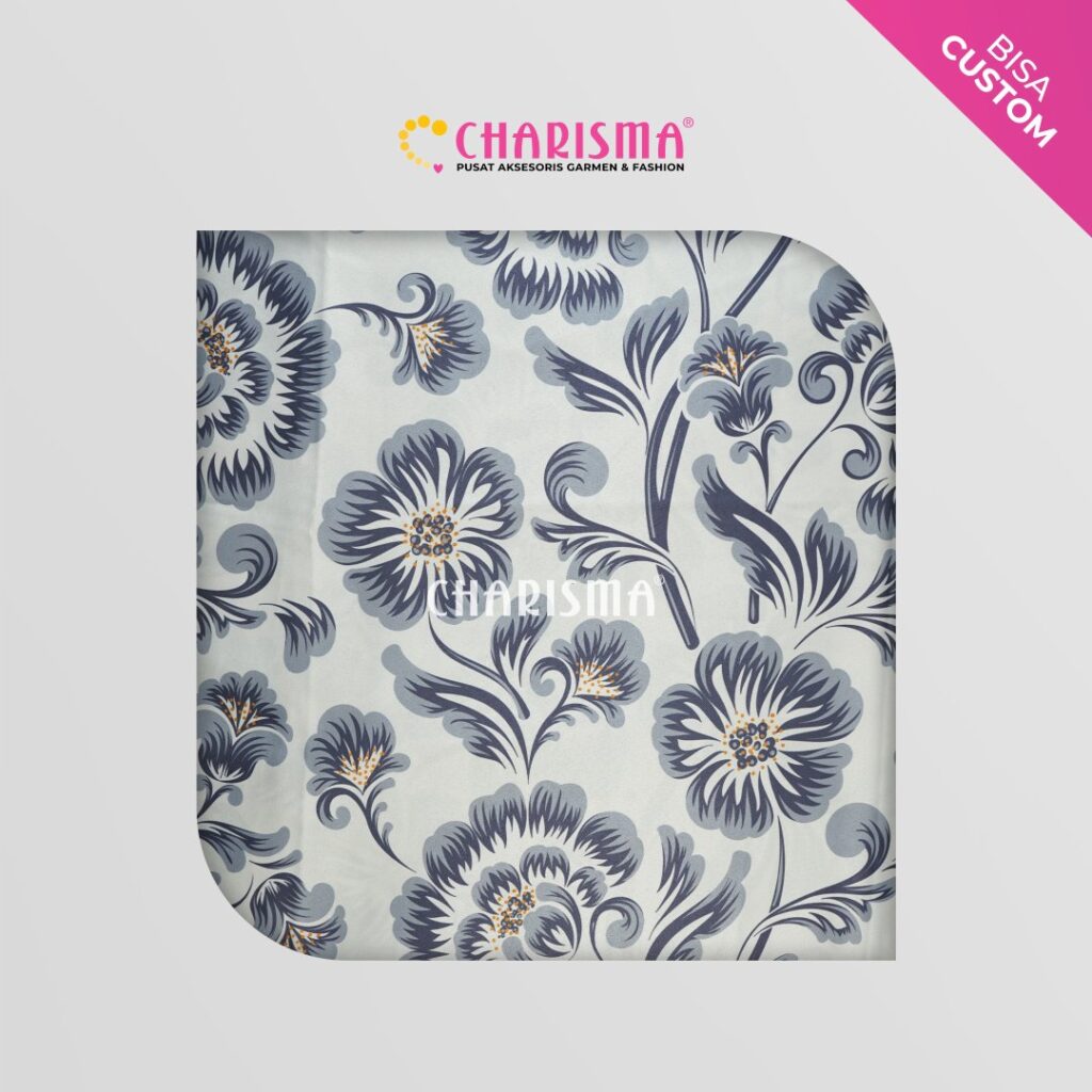 Charisma Jenis Bahan Kain/Printing-Satin Velvet Kualitas A (Motif 1 ...