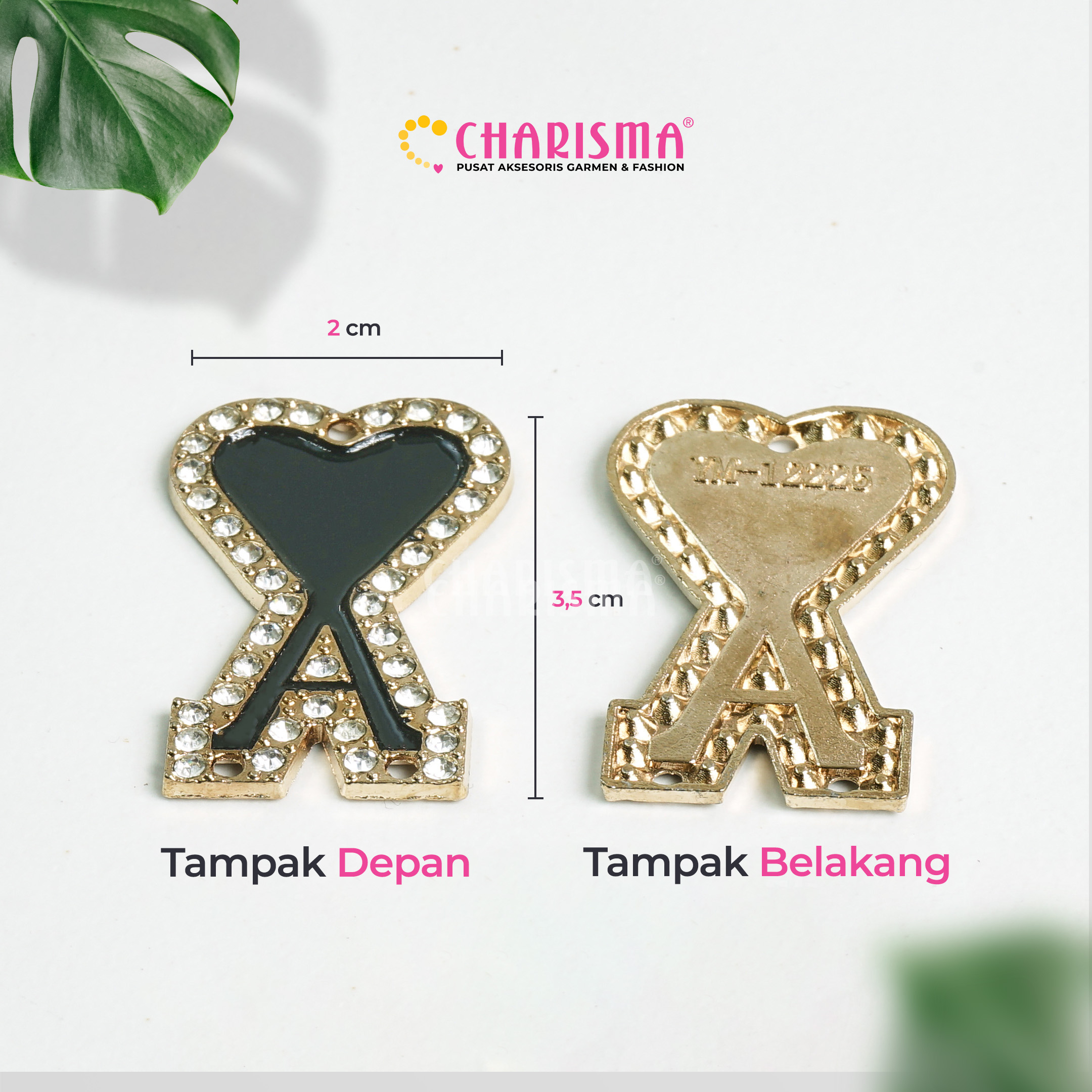 Charisma Label Plat Besi Motif - 5 - Charisma