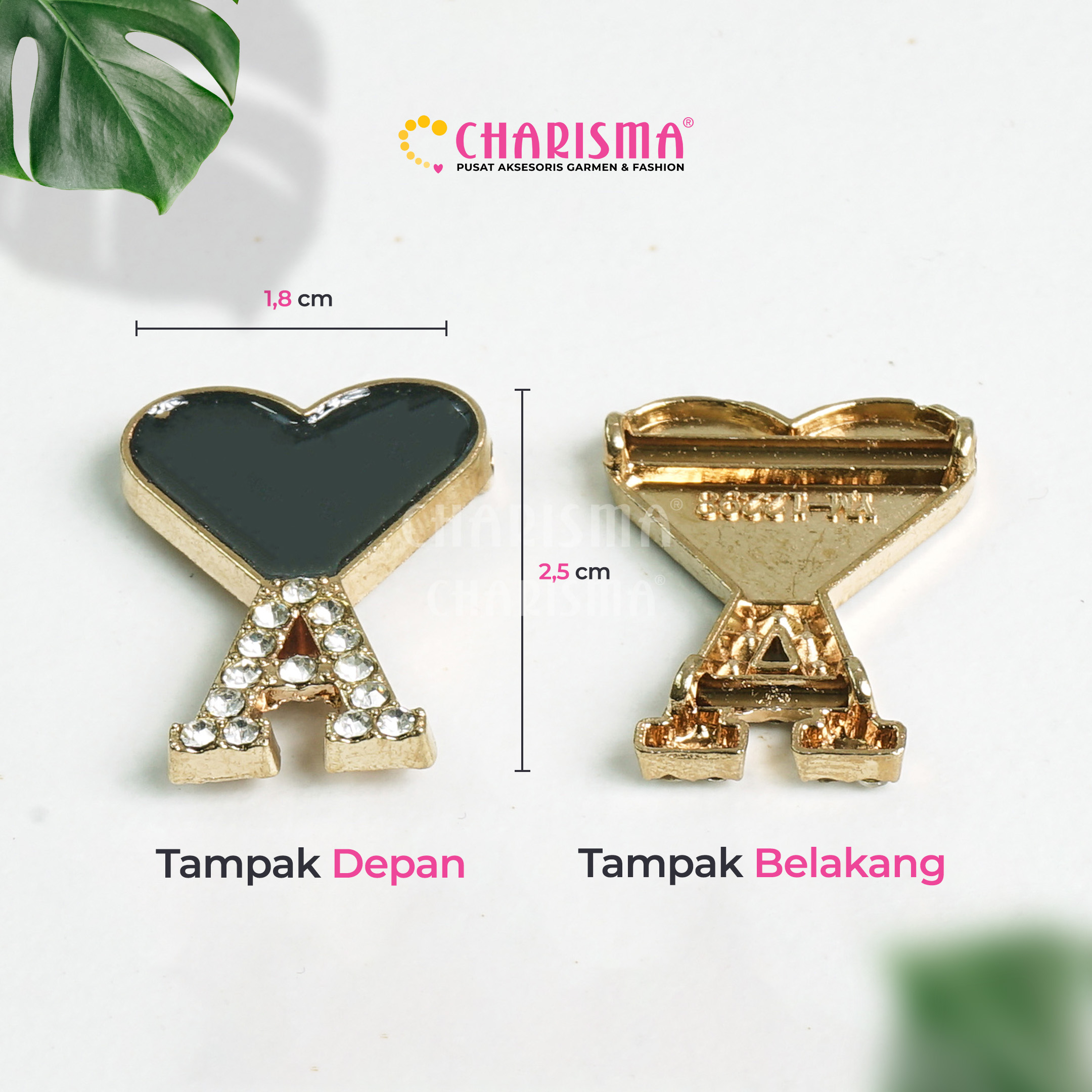 Charisma Label Plat Besi Motif - 5 - Charisma