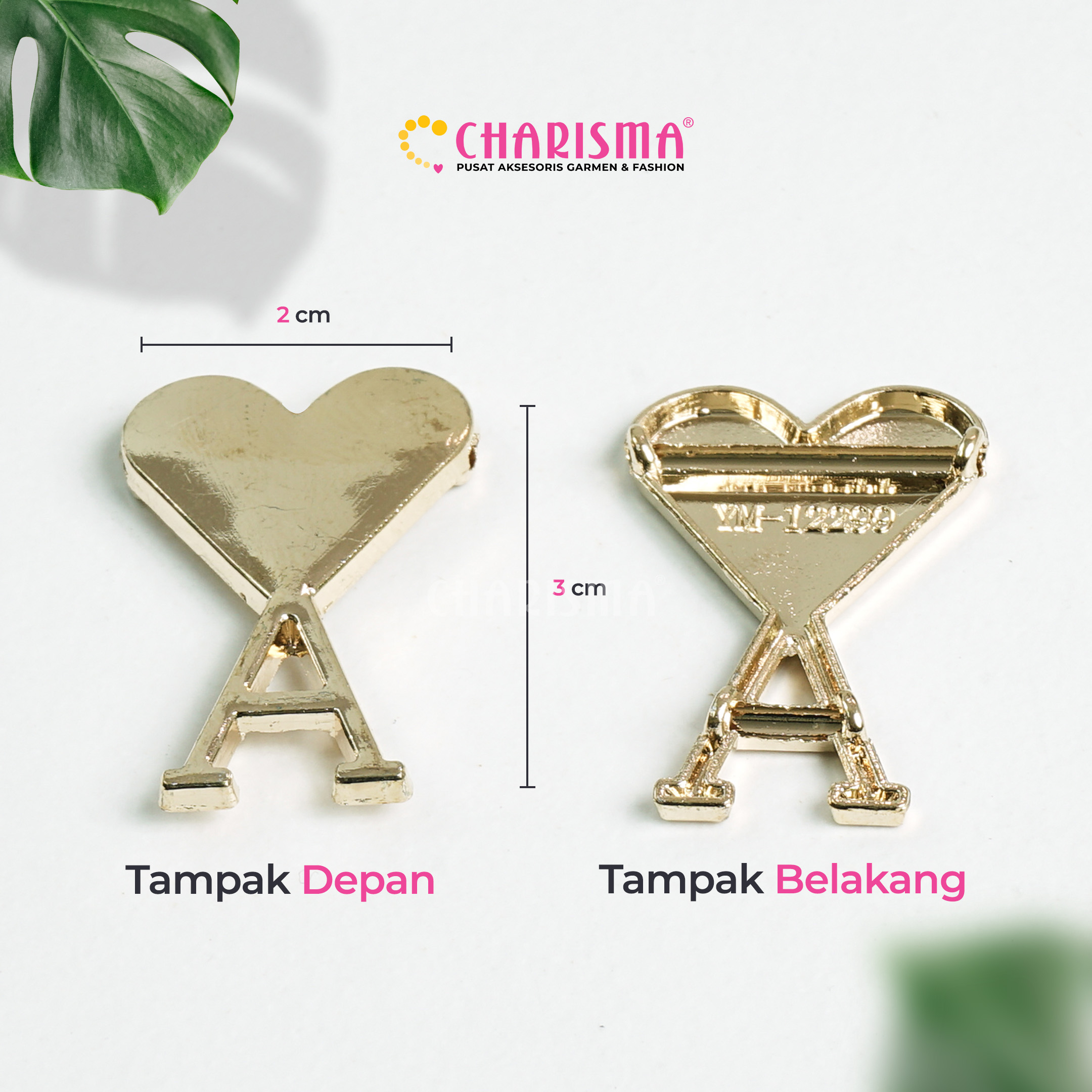 Charisma Label Plat Besi Motif - 5 - Charisma