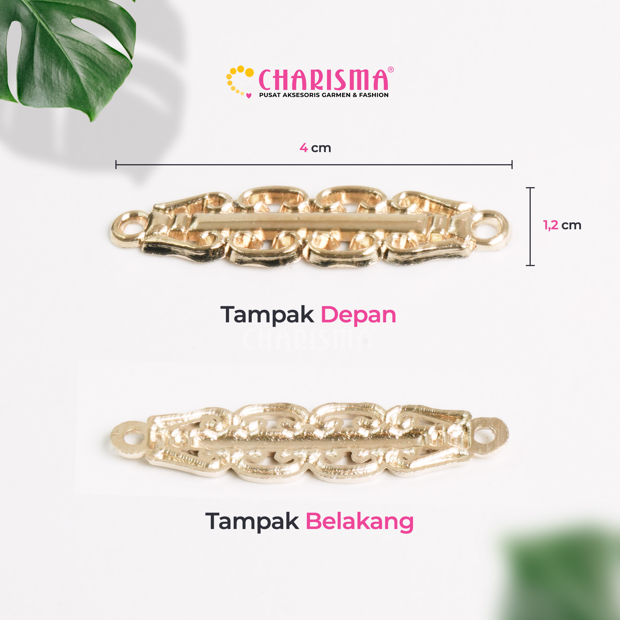 Charisma Label Plat Besi Motif - 2 - Charisma