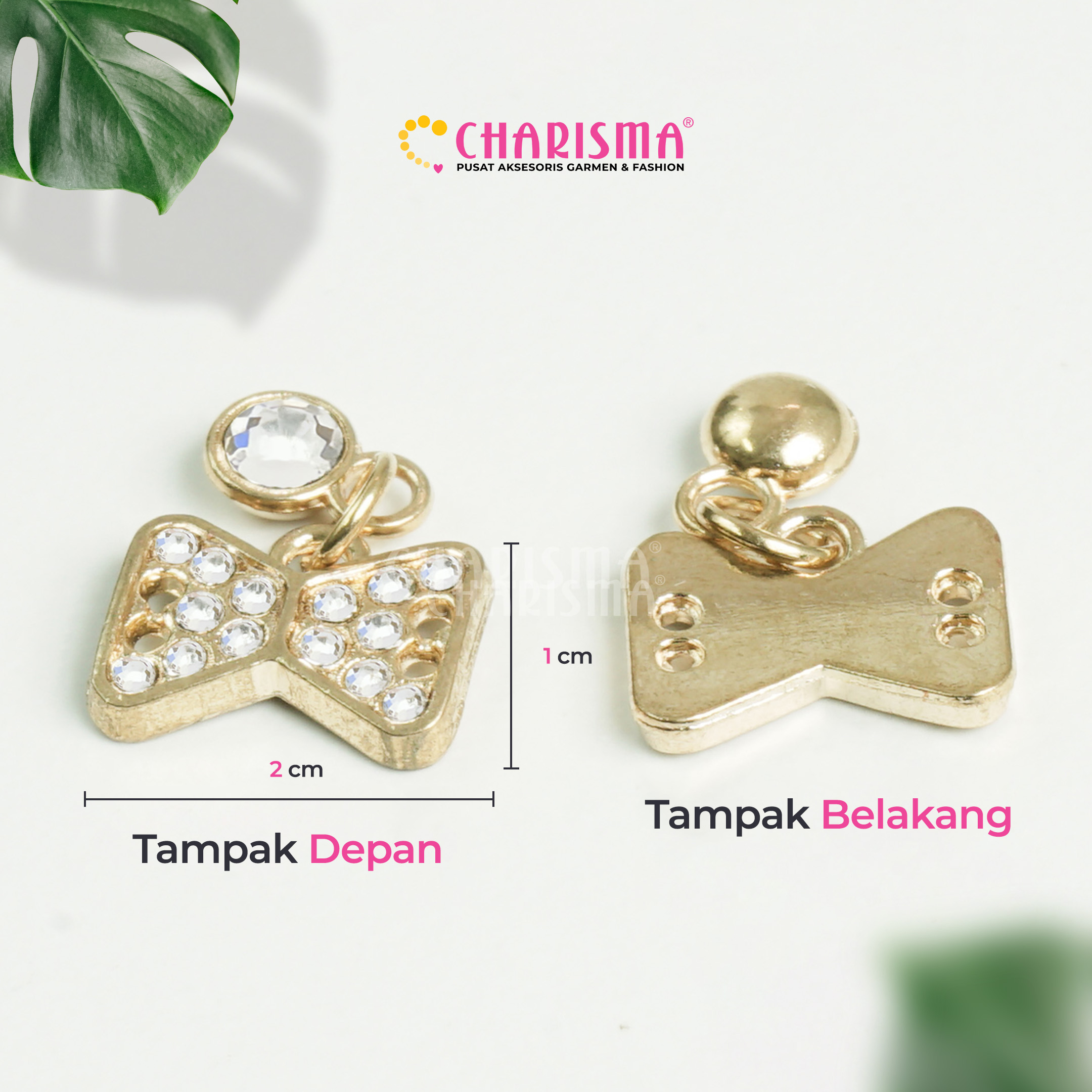 Charisma Label Plat Besi Motif - 2 - Charisma