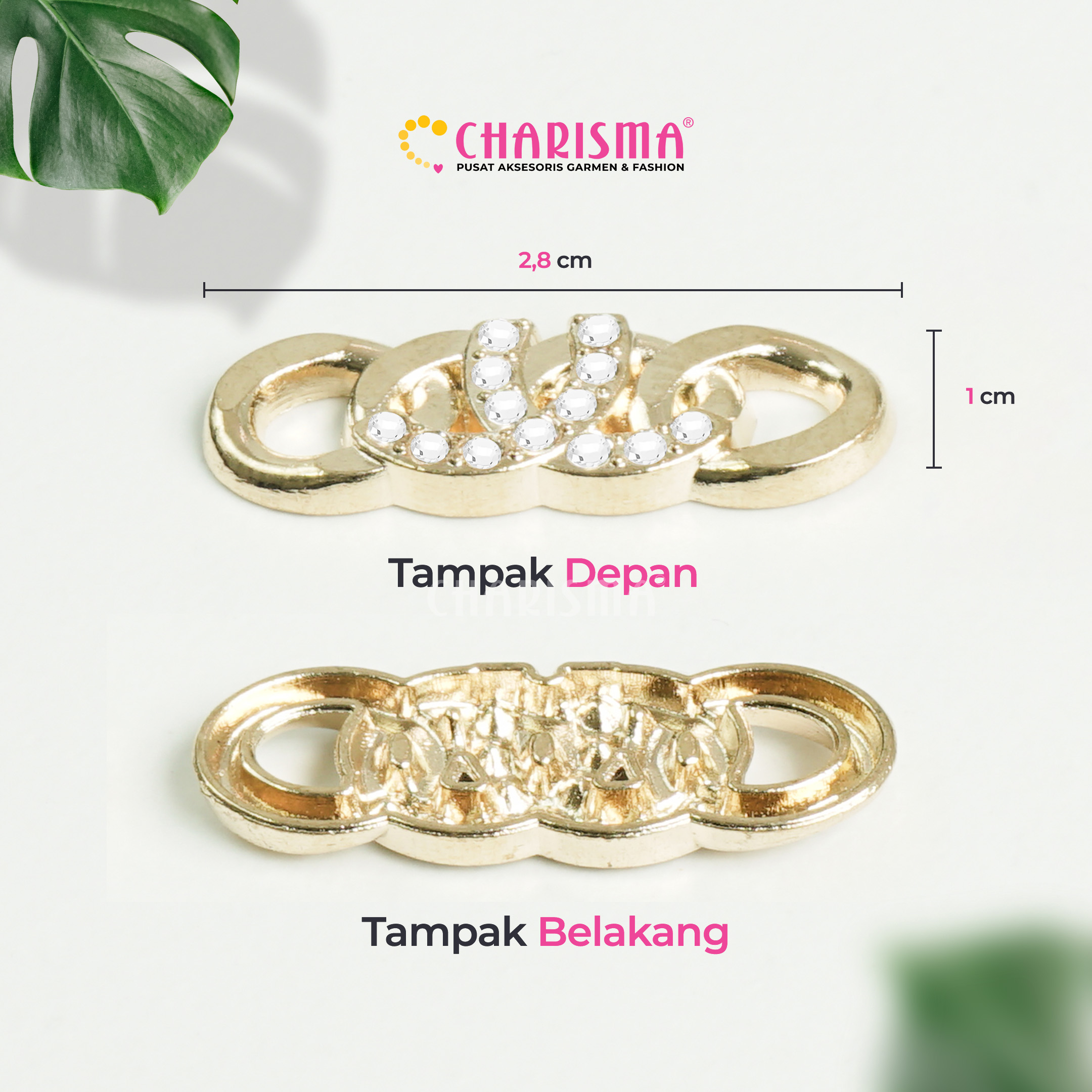 Charisma Label Plat Besi Motif - 2 - Charisma
