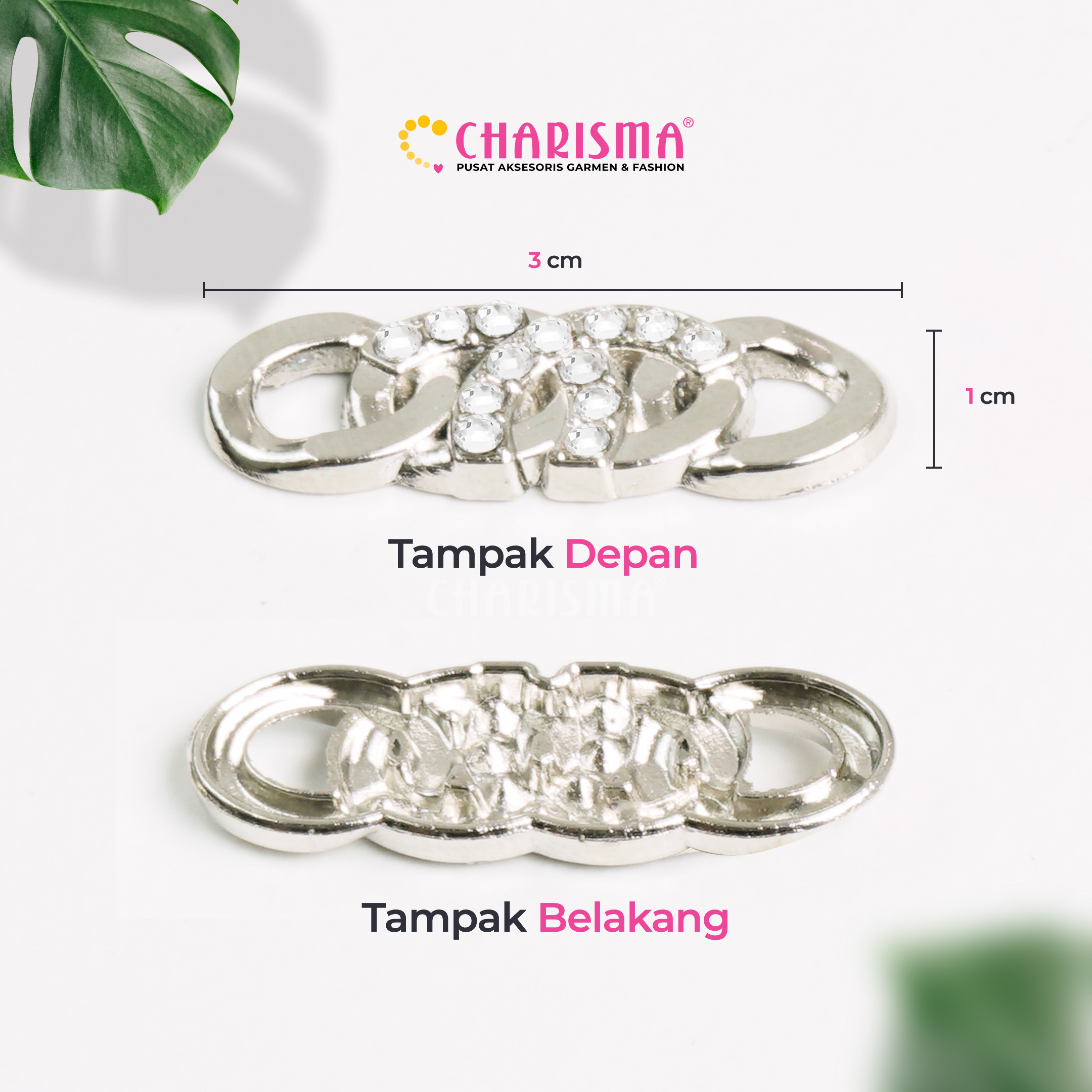 Charisma Label Plat Besi Motif - 2 - Charisma