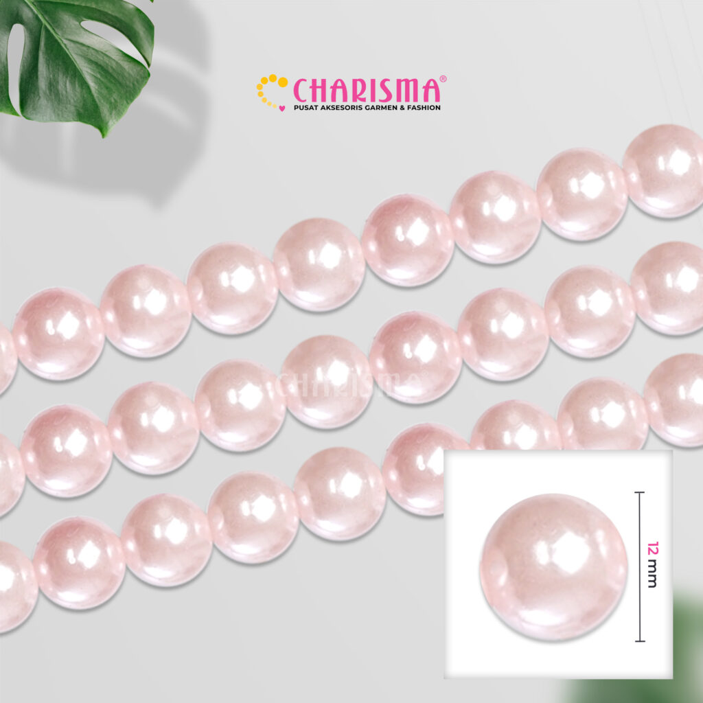 Charisma Mutiara Bulat Premium Sintetis 12mm - Charisma