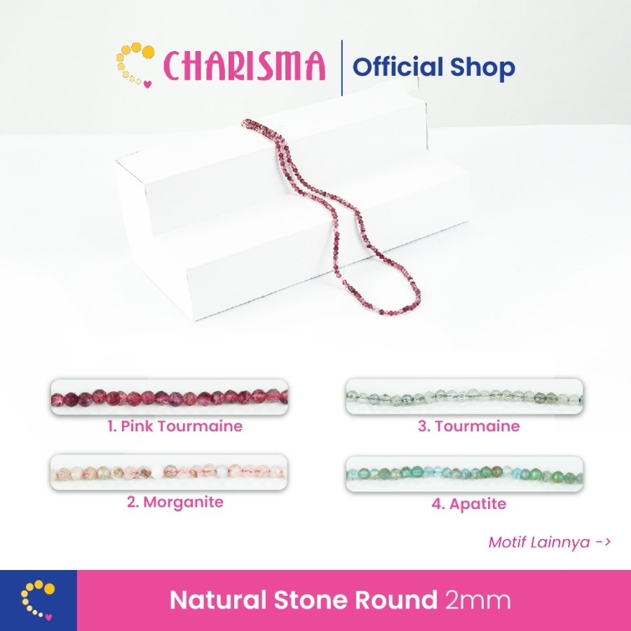 Charisma Natural Stone - Manik Batu Alam 2mm - Charisma