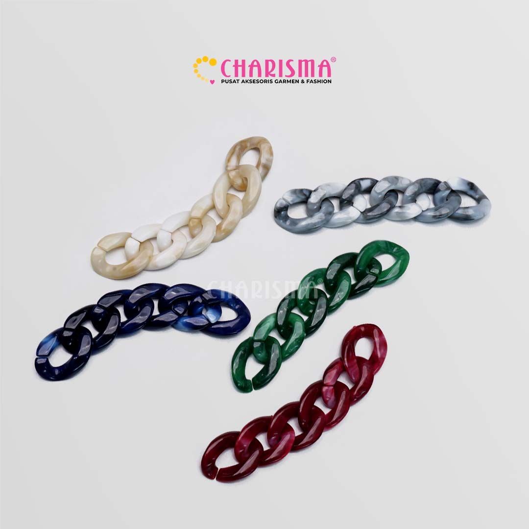 Charisma Mote / Manik Chain Marmer 1,7cm - Charisma