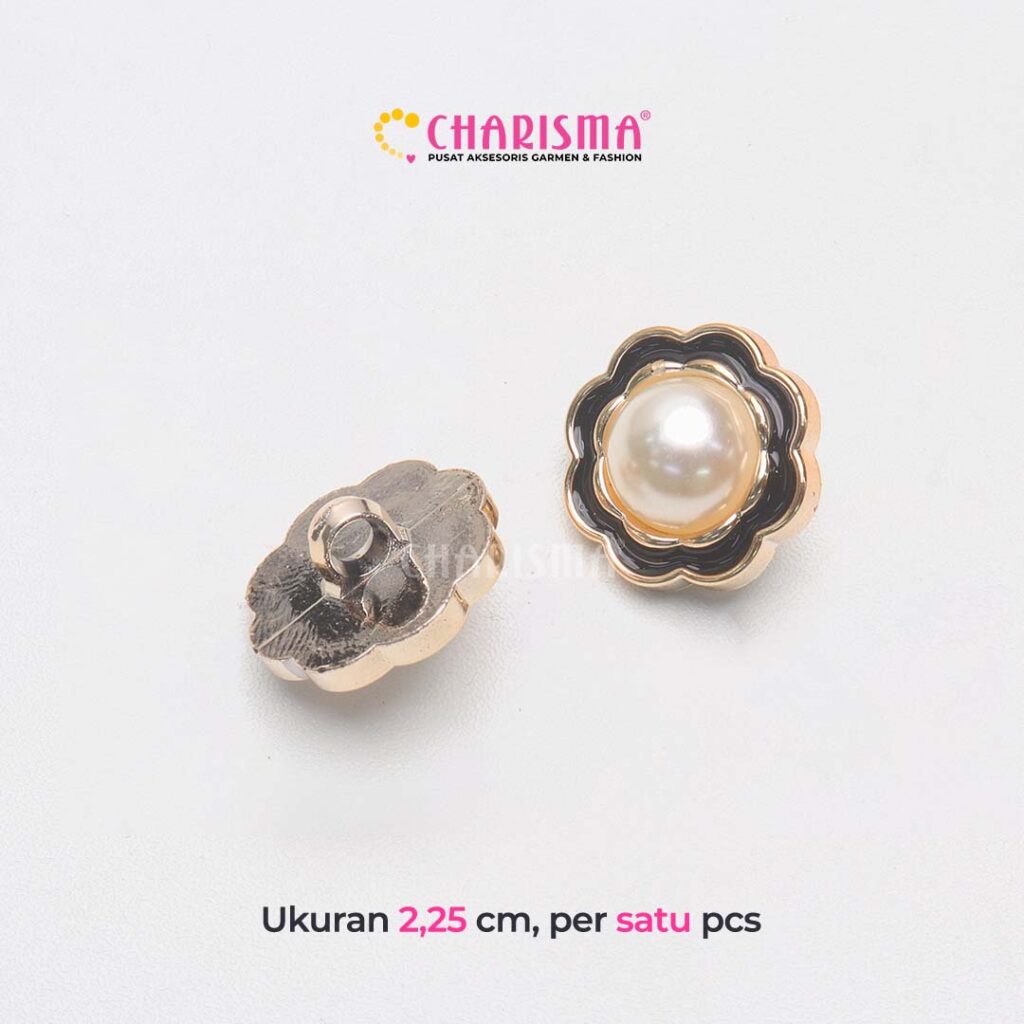 Charisma Kancing Jamur Mutiara Bulat - Kancing Mutiara Bulat - Charisma