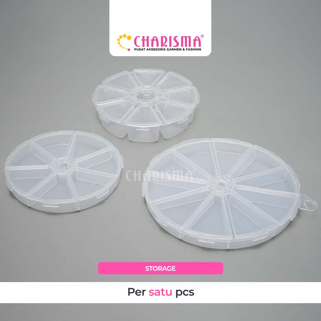 Charisma Storage Bulat - Storage Box Organizer/ Storage Tempat Obat ...